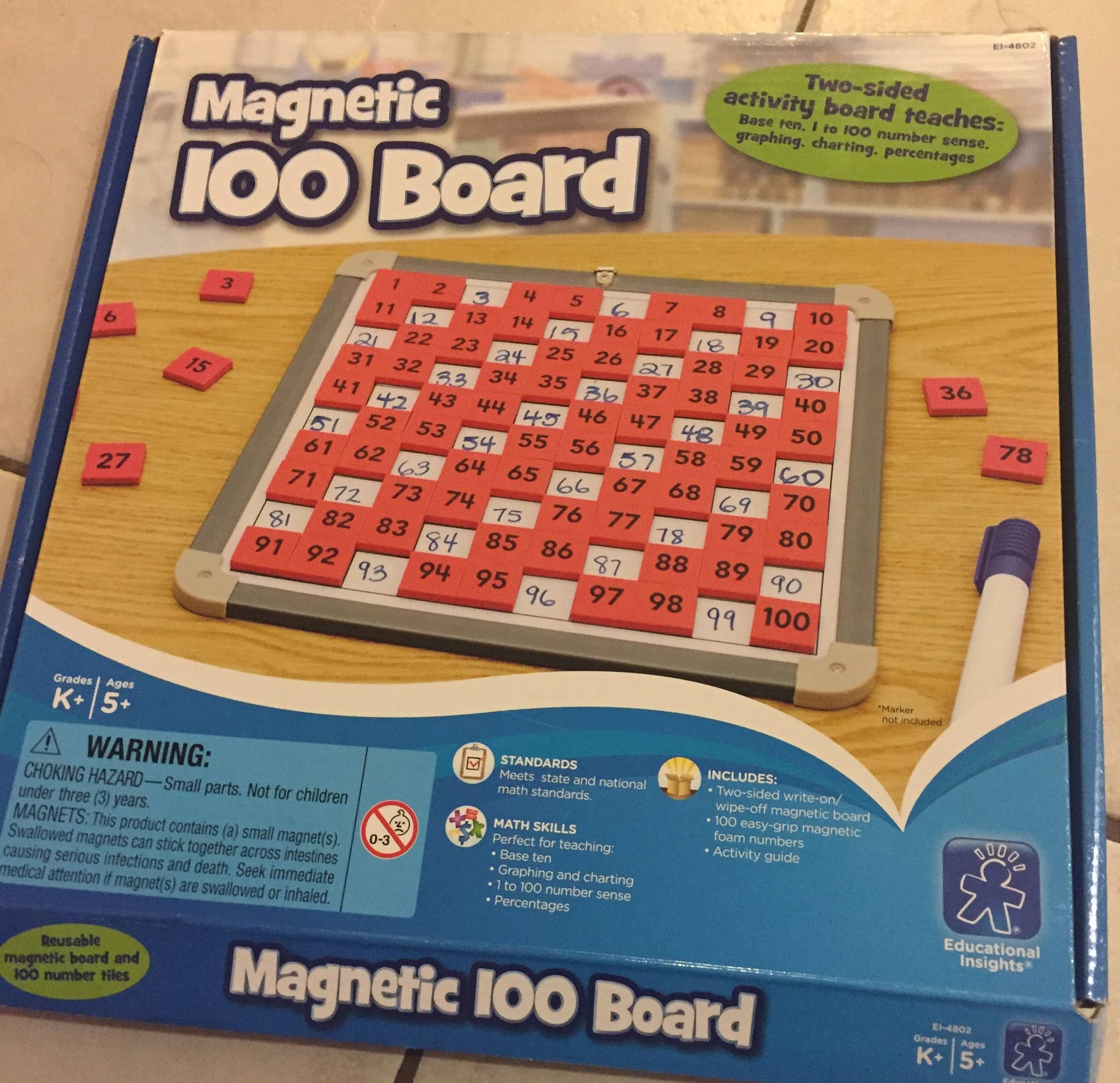 Teaching Place Value and Number Sense With a Magnetic Number Board ...
