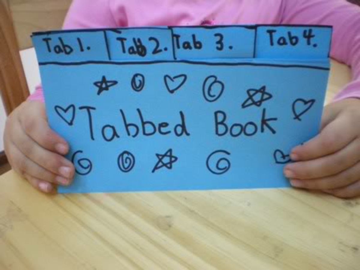 How to Make a Tabbed Book - WeHaveKids