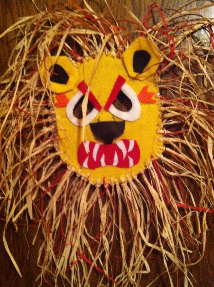 African Lion Mask Craft Project - WeHaveKids