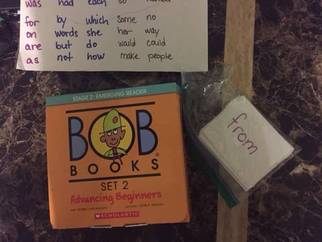 A Sample Reading-Tutoring Schedule With Materials for a Kindergartner ...