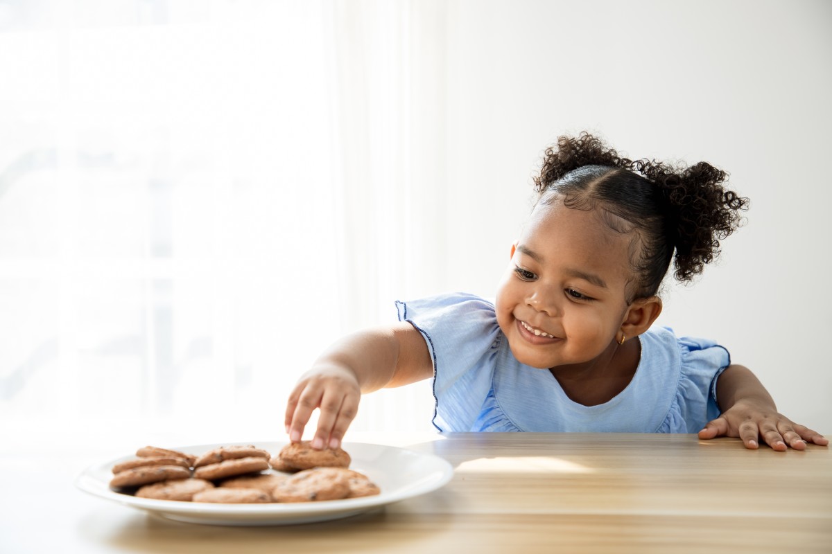 Little Girl Is Definitely Not Eating A Cookie - WeHaveKids